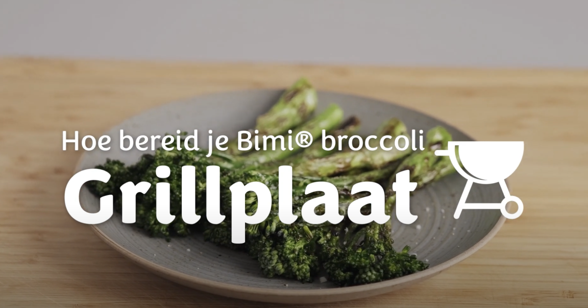 Bimi® van de grillplaat • De perfecte gegrilde groente