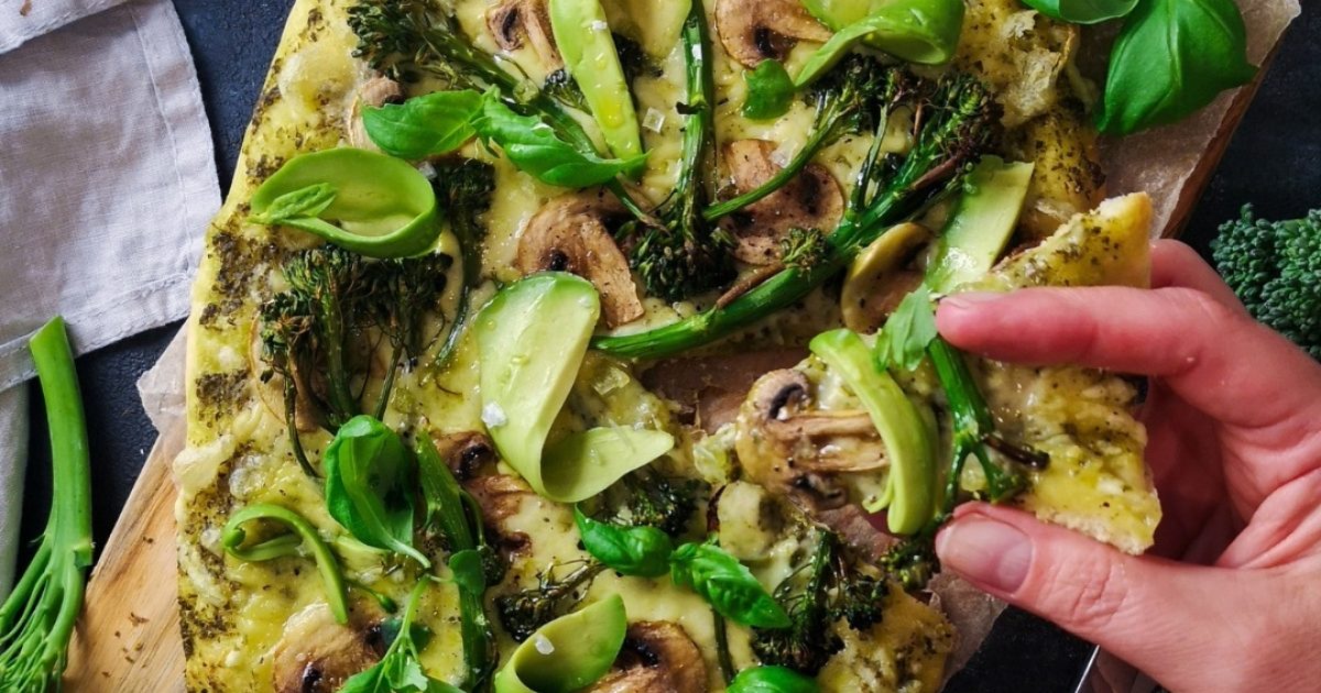 Bimi® | pizza, brócoli, base, bimi®